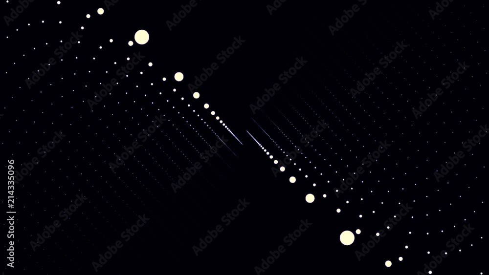 Futuristic technology video animation with moving object and lights ...