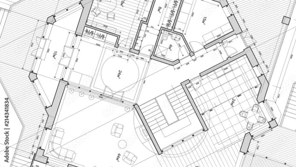 Architecture design: blueprint plan - vector illustration of a plan ...