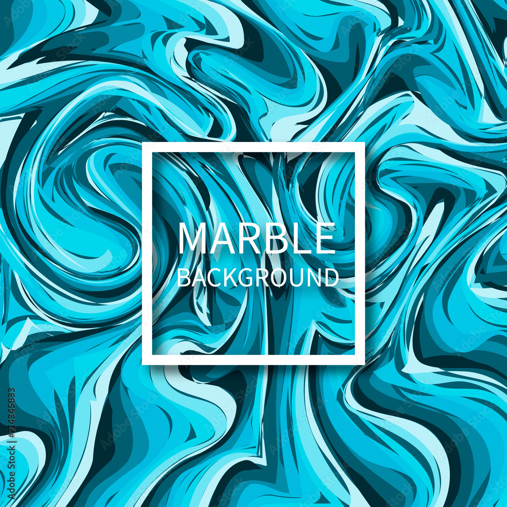 Dark and light blue marble texture background. Liquid effect backdrop ...