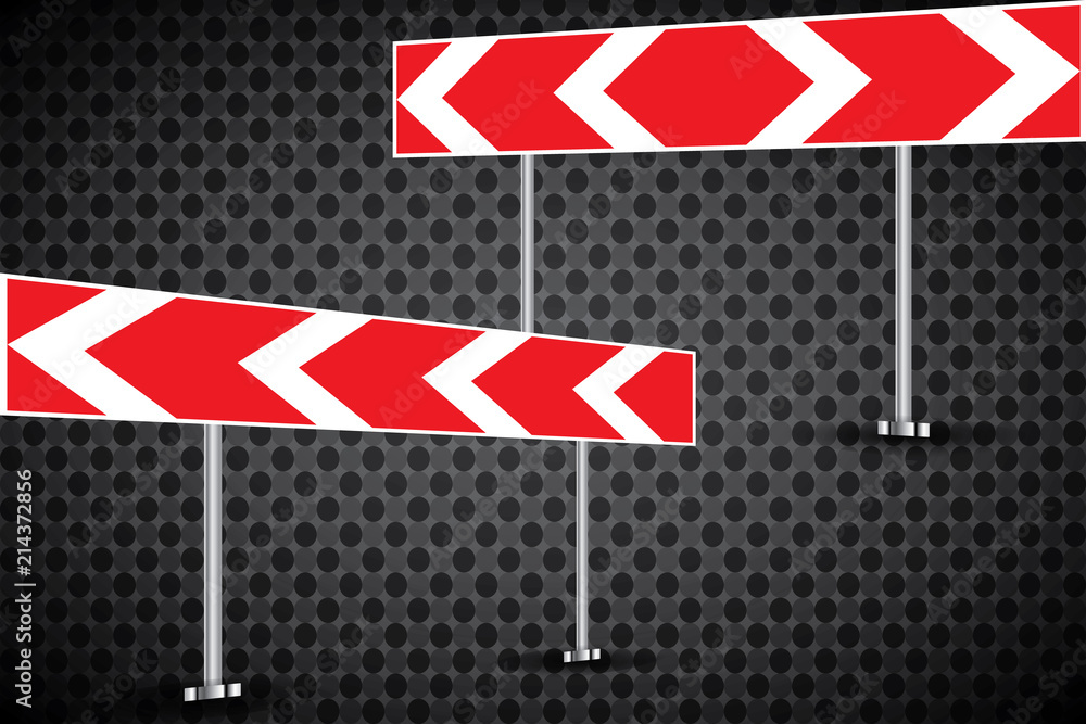 Realistic set of road signs isolated on transparent background. Vector ...