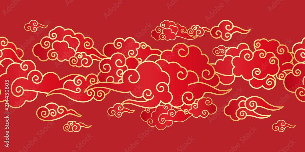 Chinese Art Red Wallpaper