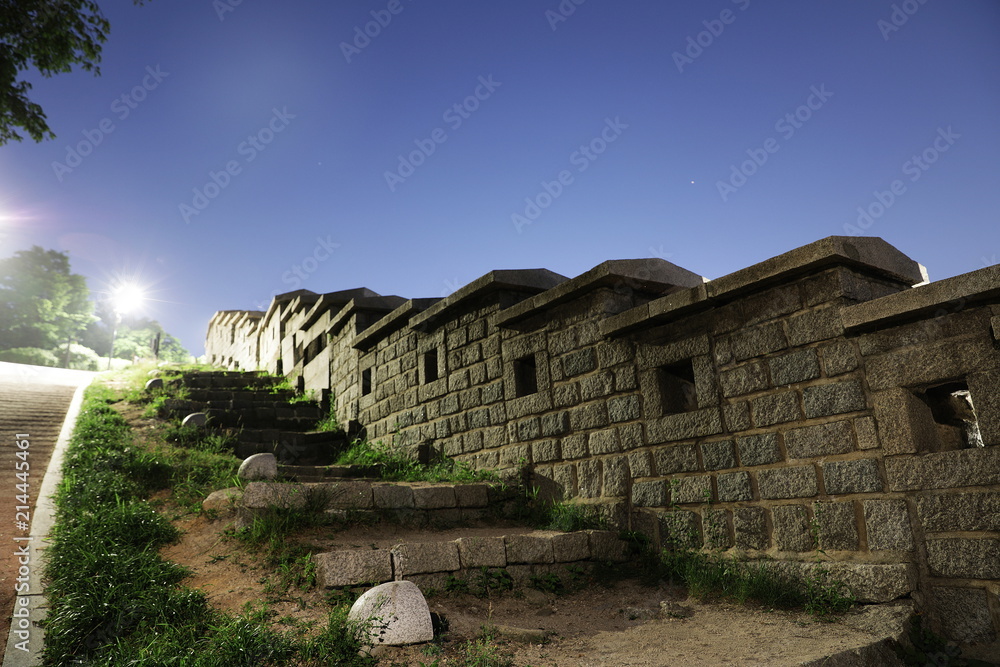 Naksan Fortress, Traditional Architecture of Korea in Seoul, South ...