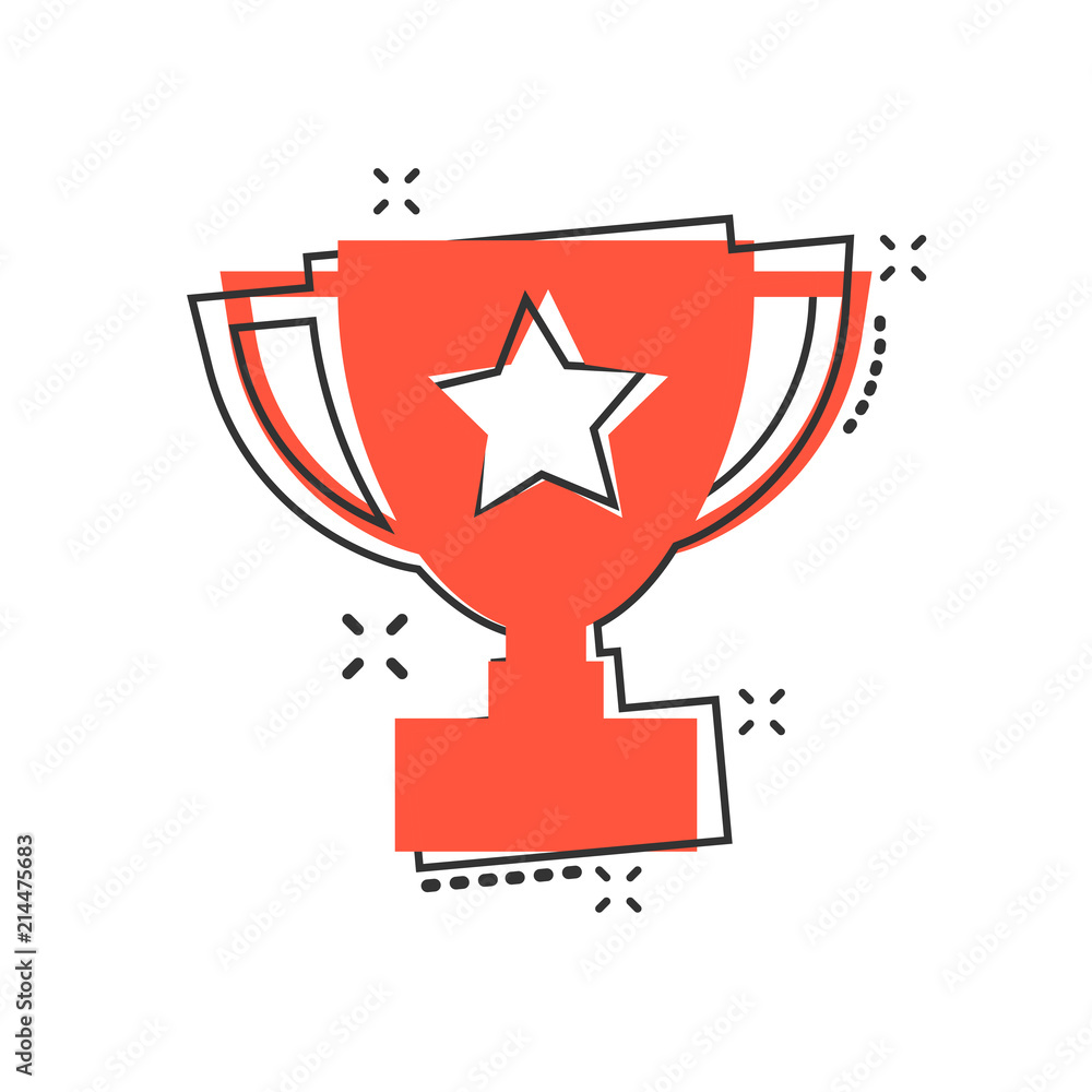 Winner Trophy Cartoon