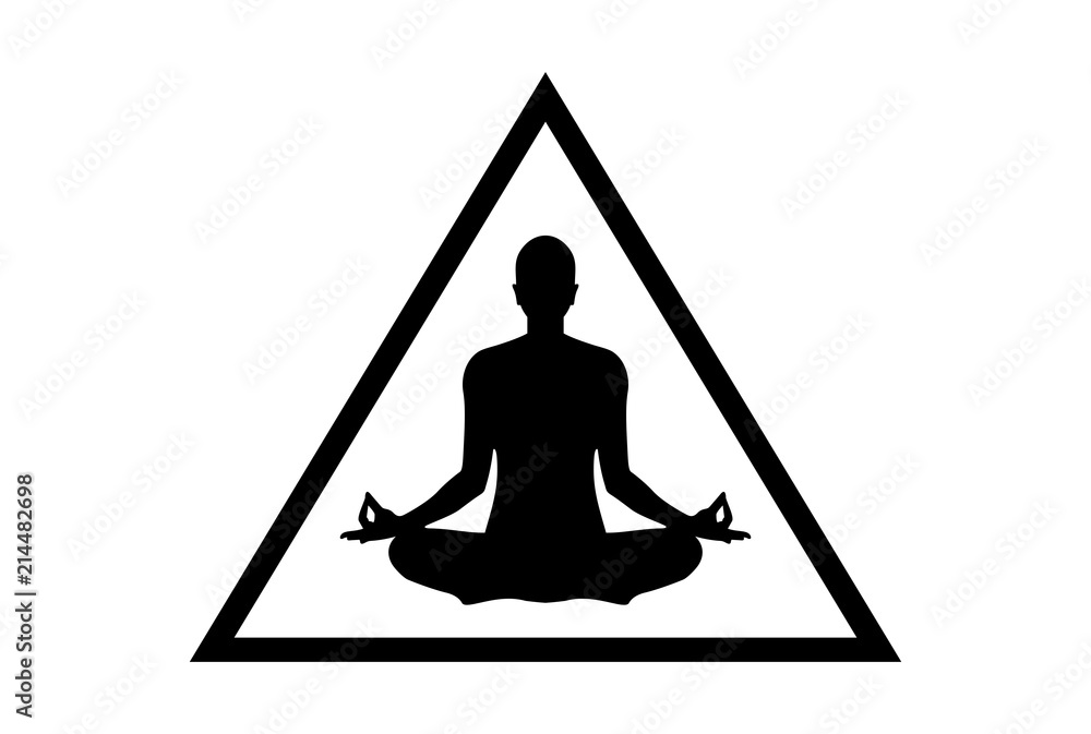 Meditation Logo Vector