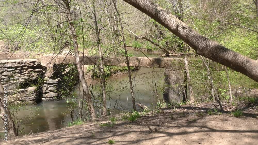 Georgia, Olde Rope Mill Rd Park, The remains of the raceway gate as ...