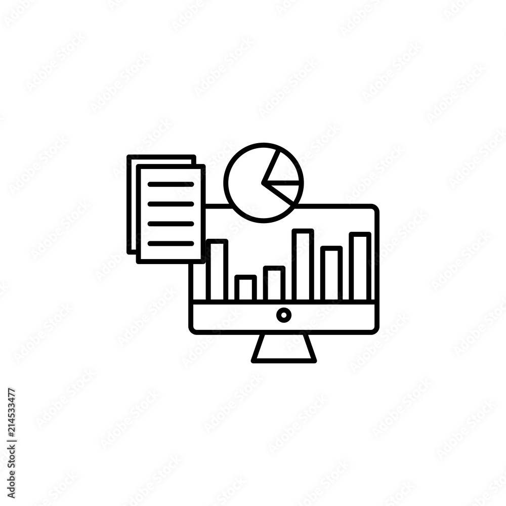 reports icon. Element of sturt up icon for mobile concept and web apps ...