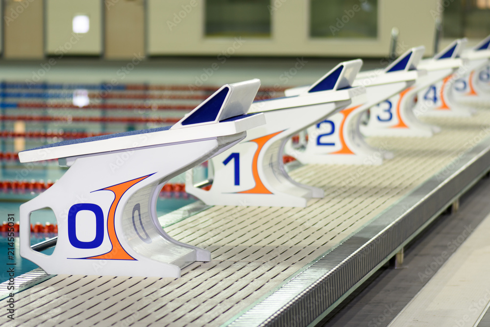 Taichung city, Taiwan,15th of Feb., 2018 : Brand new swimming pool with ...