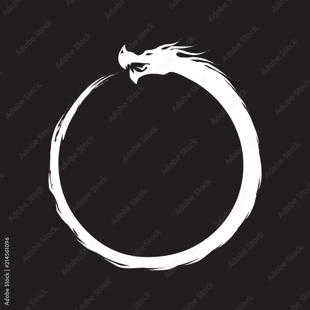 Ouroboros Infinity Symbol. Stock Vector | Adobe Stock