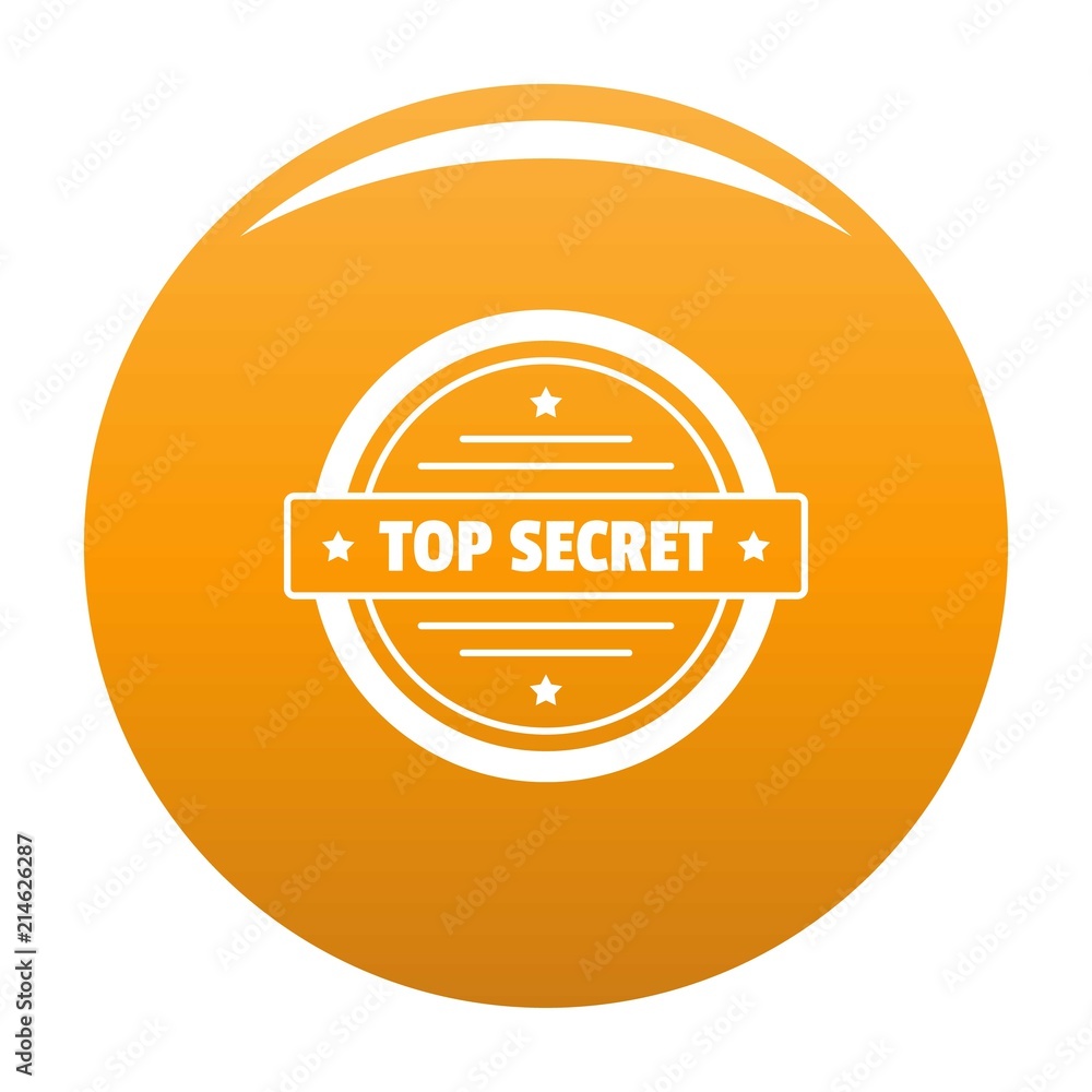 Top secret logo. Simple illustration of top secret vector logo for any ...