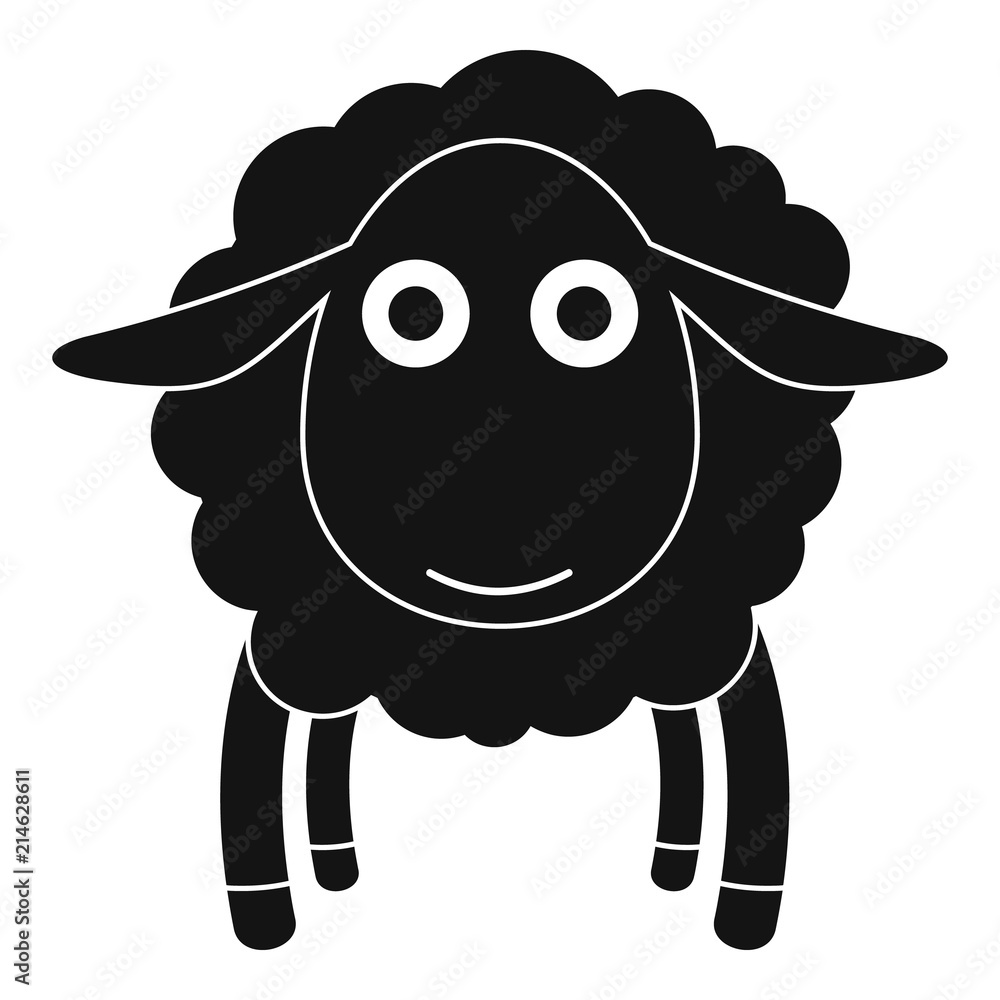 Lamb Face Vector