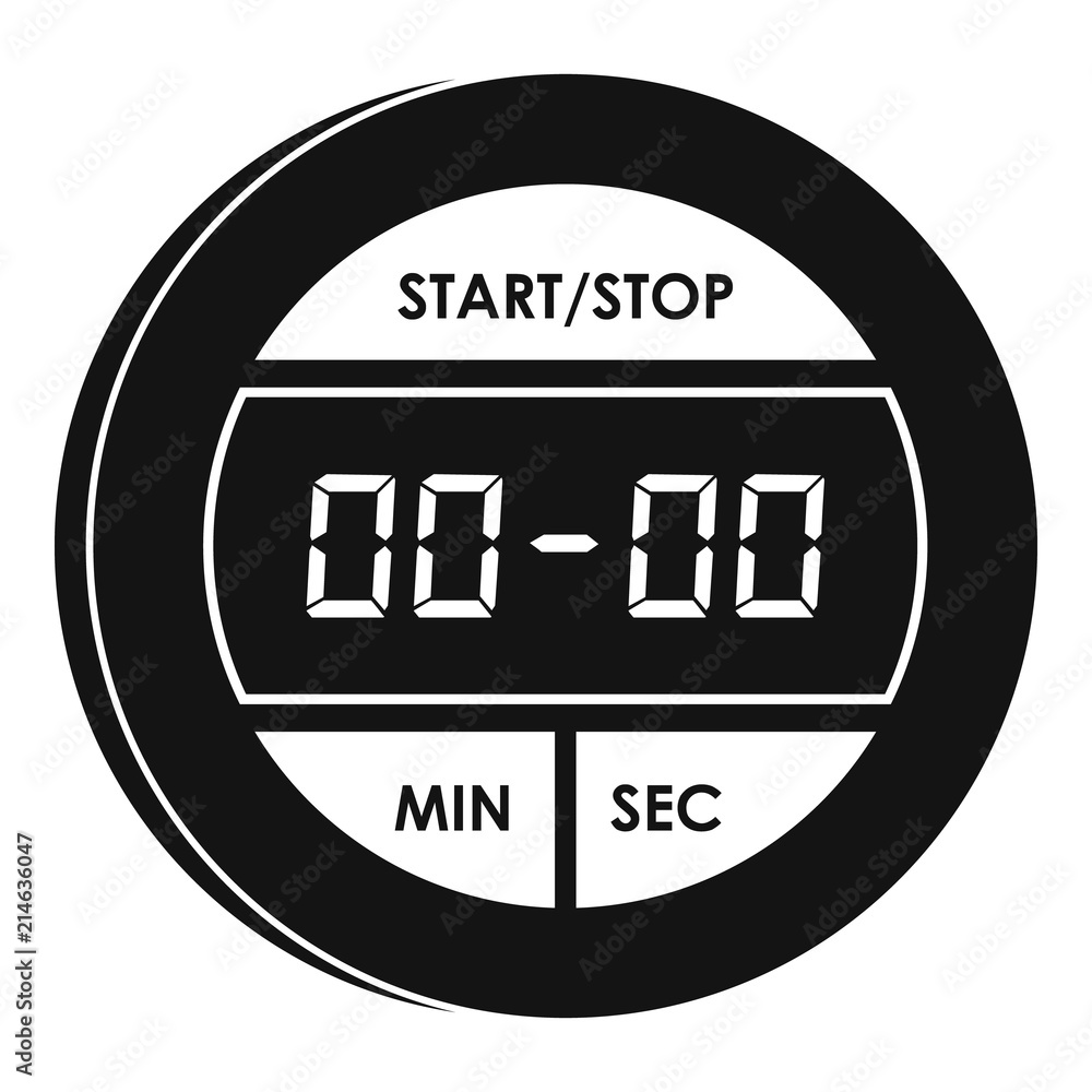 Digital Stopwatch Simple