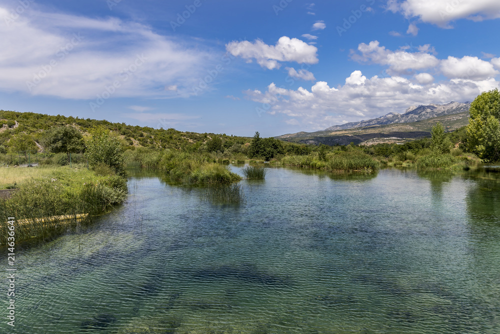 Canyon of river Zrmanja. River Zrmanja famous filming location of movie ...