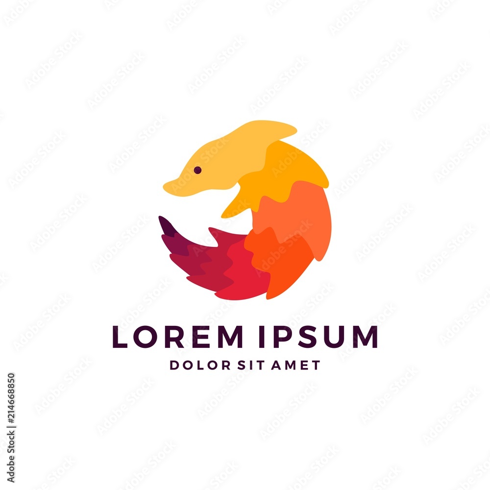 pangolin logo vector Stock Vector | Adobe Stock