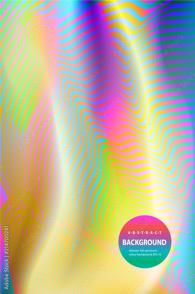 Holographic Foil beautiful rainbow texture background. Stock Vector ...