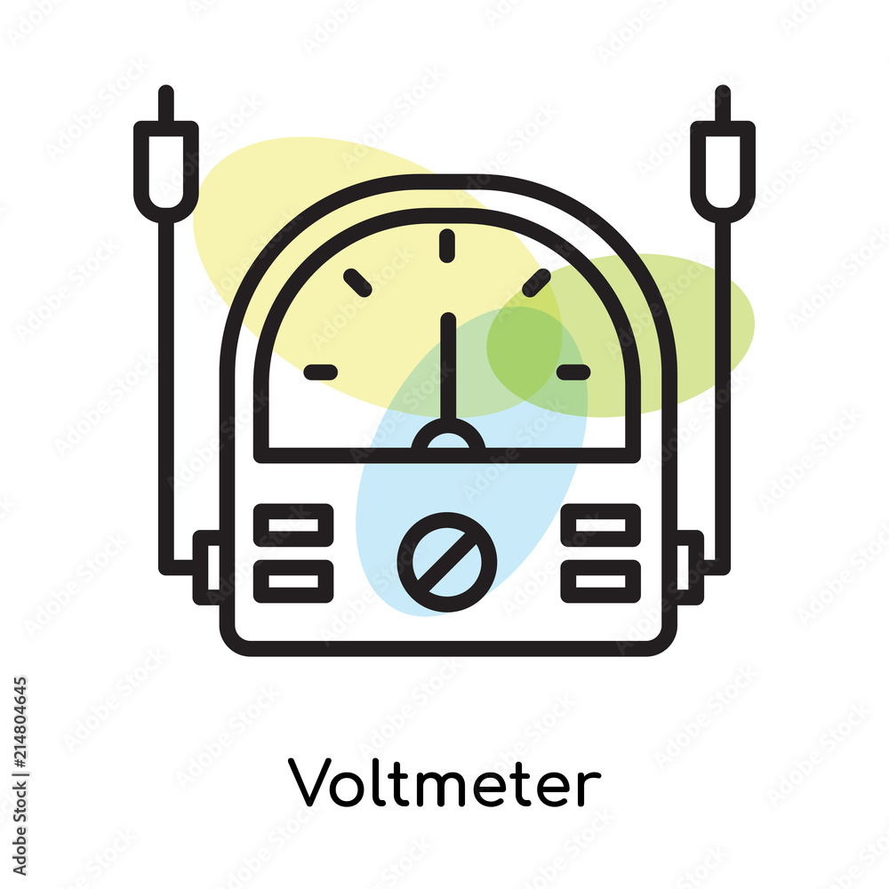 Electrical Volt Meter Symbol
