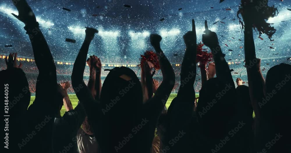 Fans celebrating the success of their favorite sports team on the ...