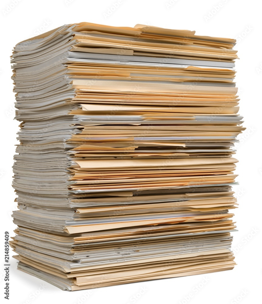 Stack of Documents / Files Stock Photo | Adobe Stock