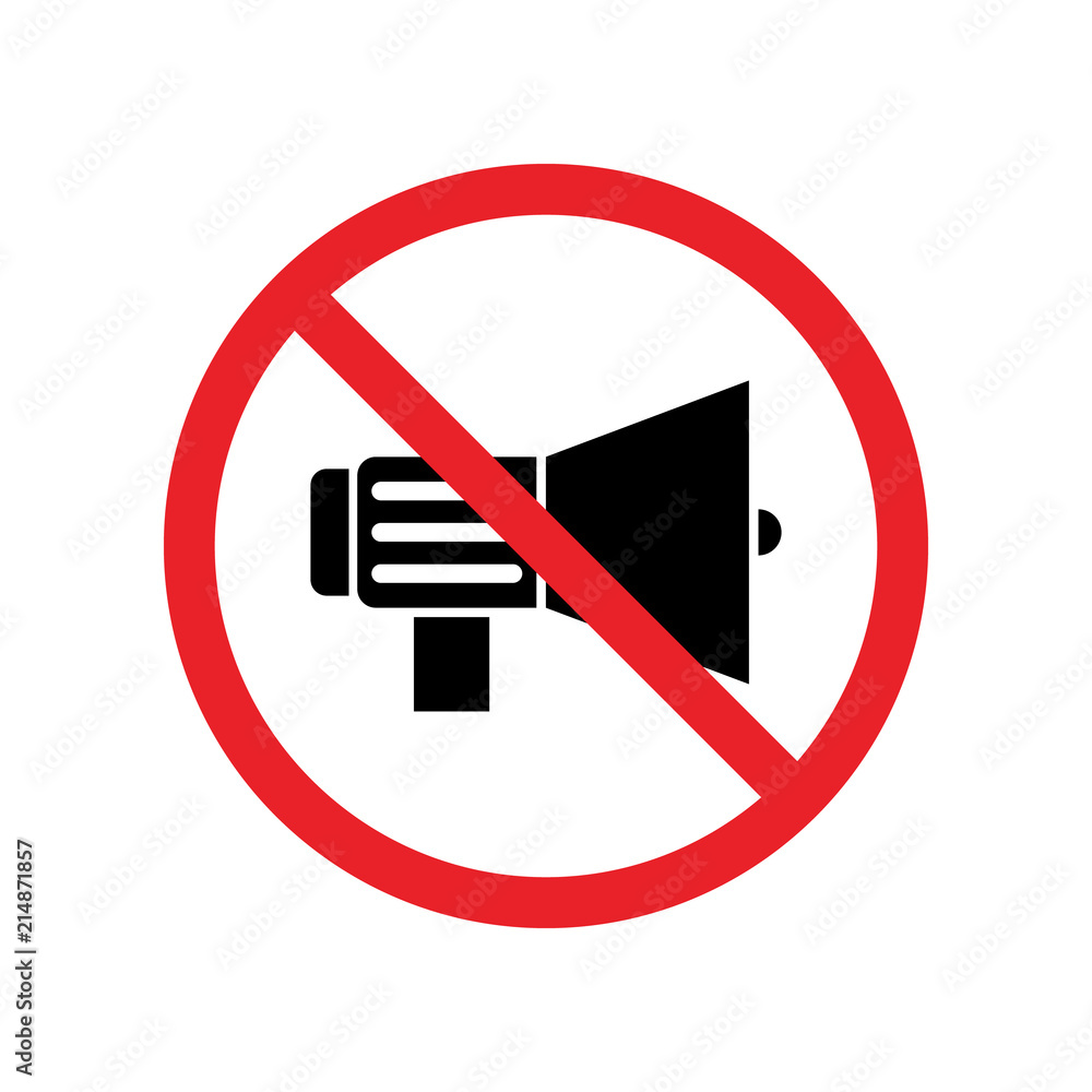 No Sound icon vector. No Sound sign Isolated on white background. Flat ...