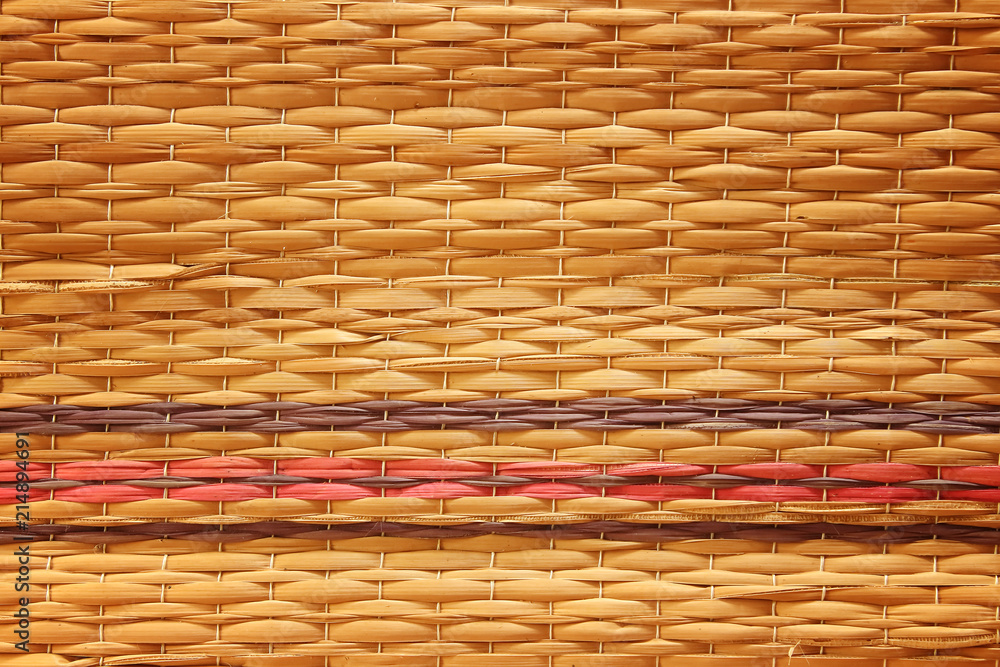 Reed mat texture for background. Thai mat Traditional. Stock Photo ...