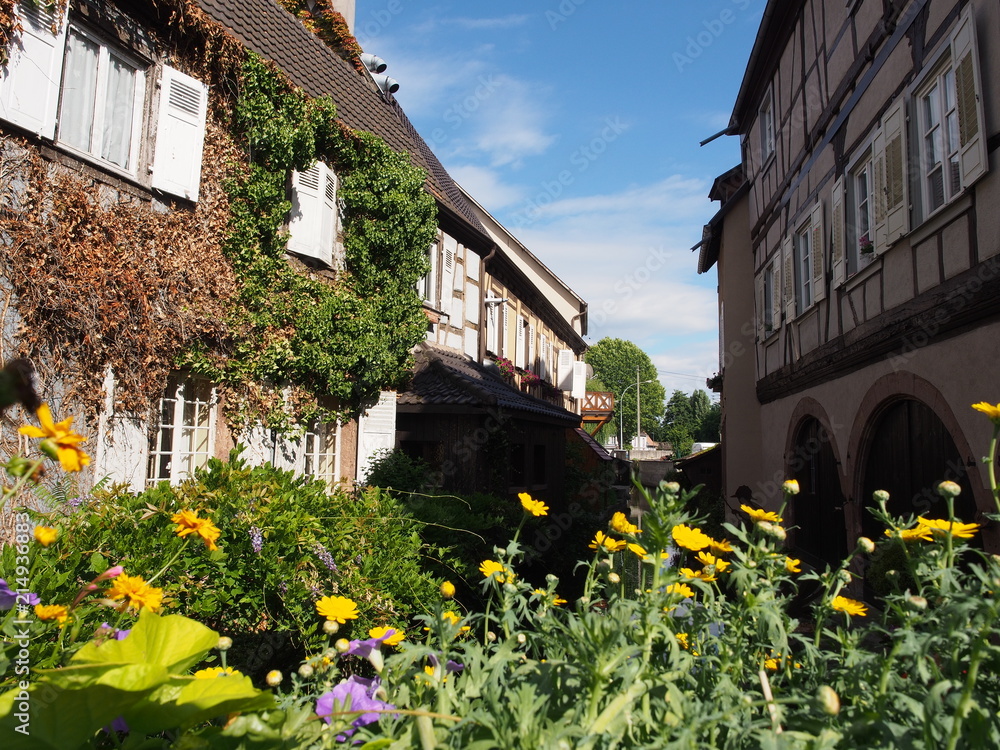 Wissembourg - Weißenburg – Weisseburch - im Elsass - mit ...