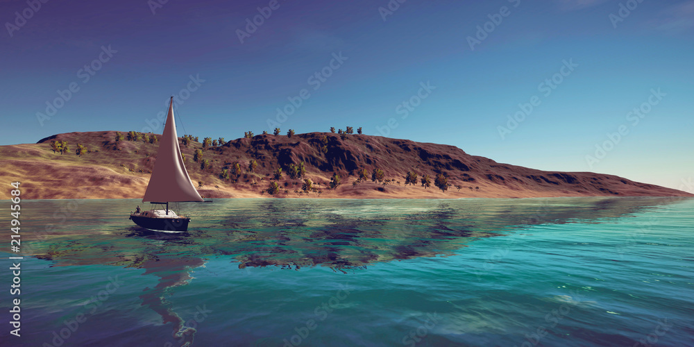 Extremely detailed and realistic high resolution 3D illustration of ...