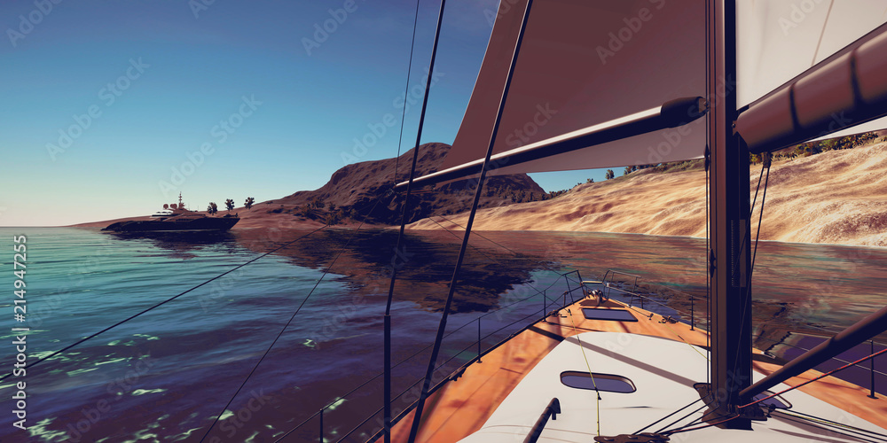 Extremely detailed and realistic high resolution 3D illustration of ...