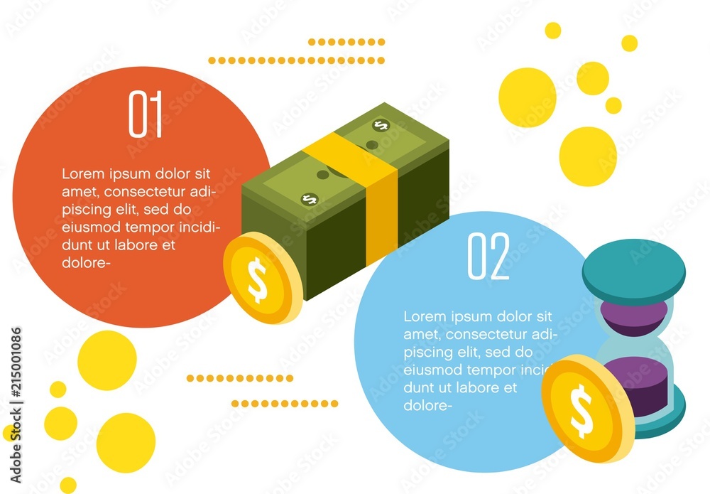 Finance Infographic Layout Stock Template | Adobe Stock