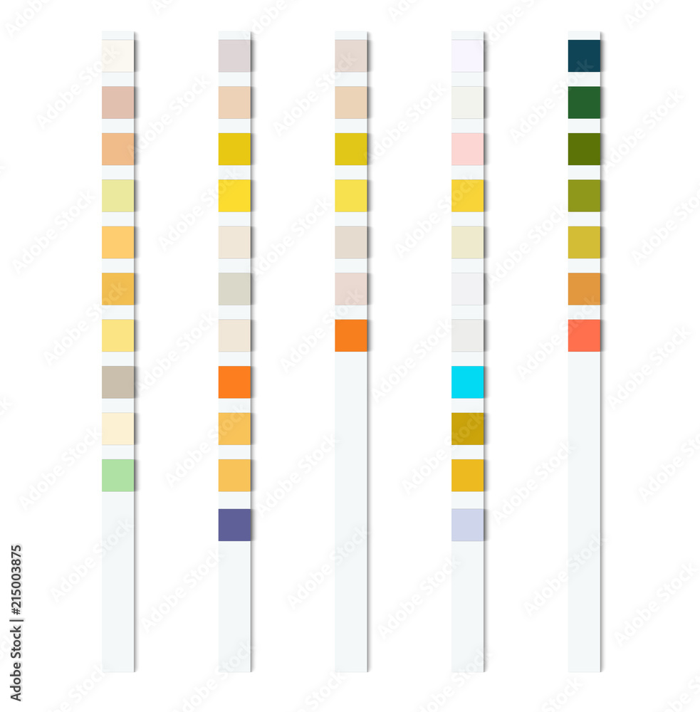 Reagent test strips for urinalysis for an automatic analyzer of ...
