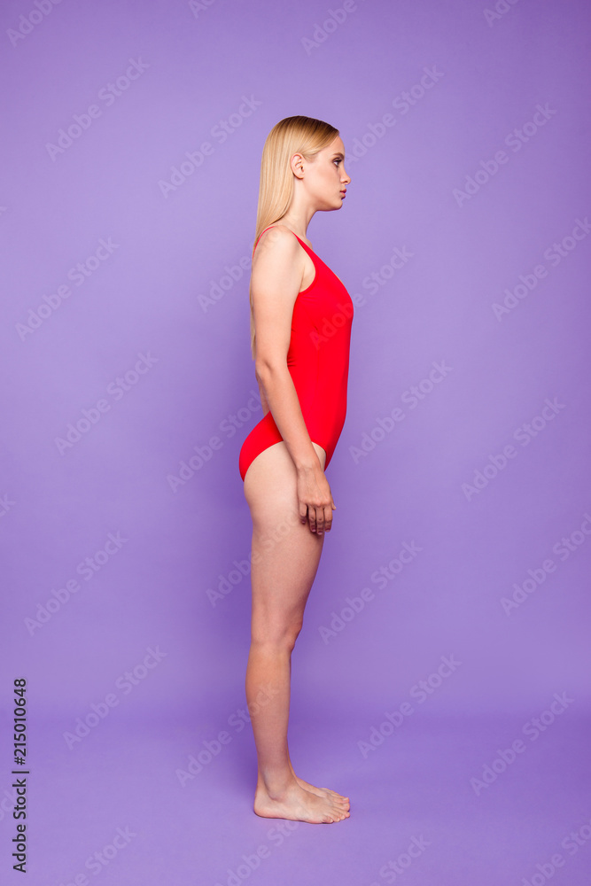Woman Standing Up Straight