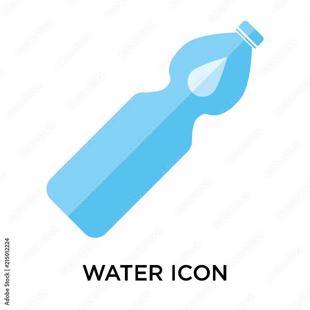 water icons isolated on white background. Modern and editable water ...