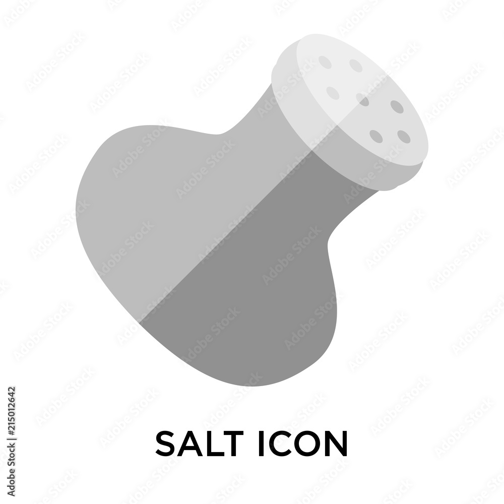 salt icons isolated on white background. Modern and editable salt icon ...