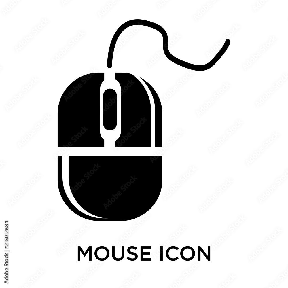 mouse icon isolated on white background. Modern and editable mouse icon ...