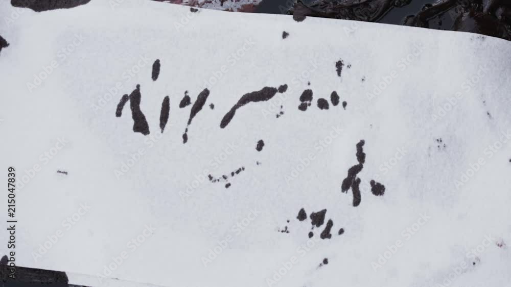 VFX element of blood seeping through a paper towel. Could be used for a ...