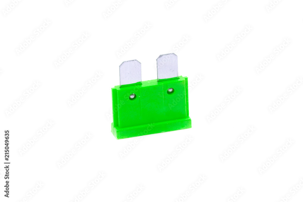 Car fuse, plastic yellow color. To repair the electrical circuit in the ...