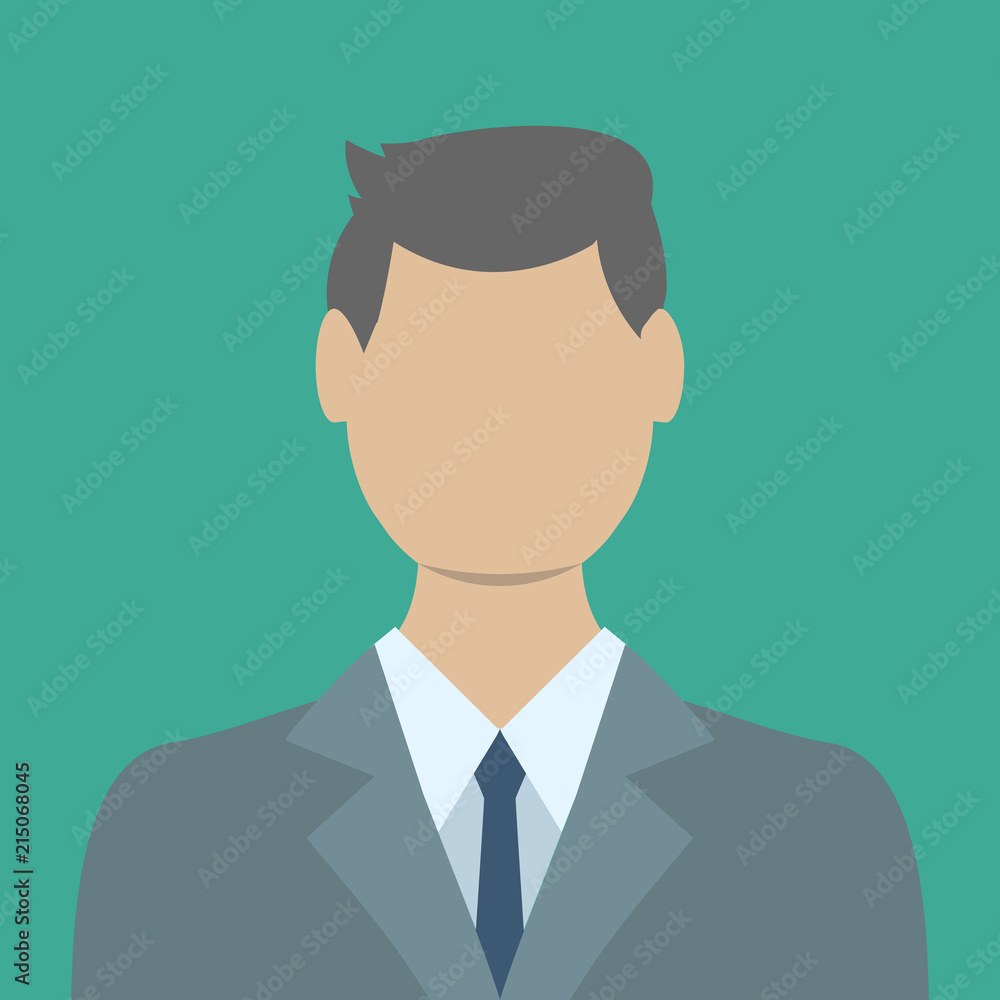 Human blank face with vector EPS10 Stock Vector | Adobe Stock