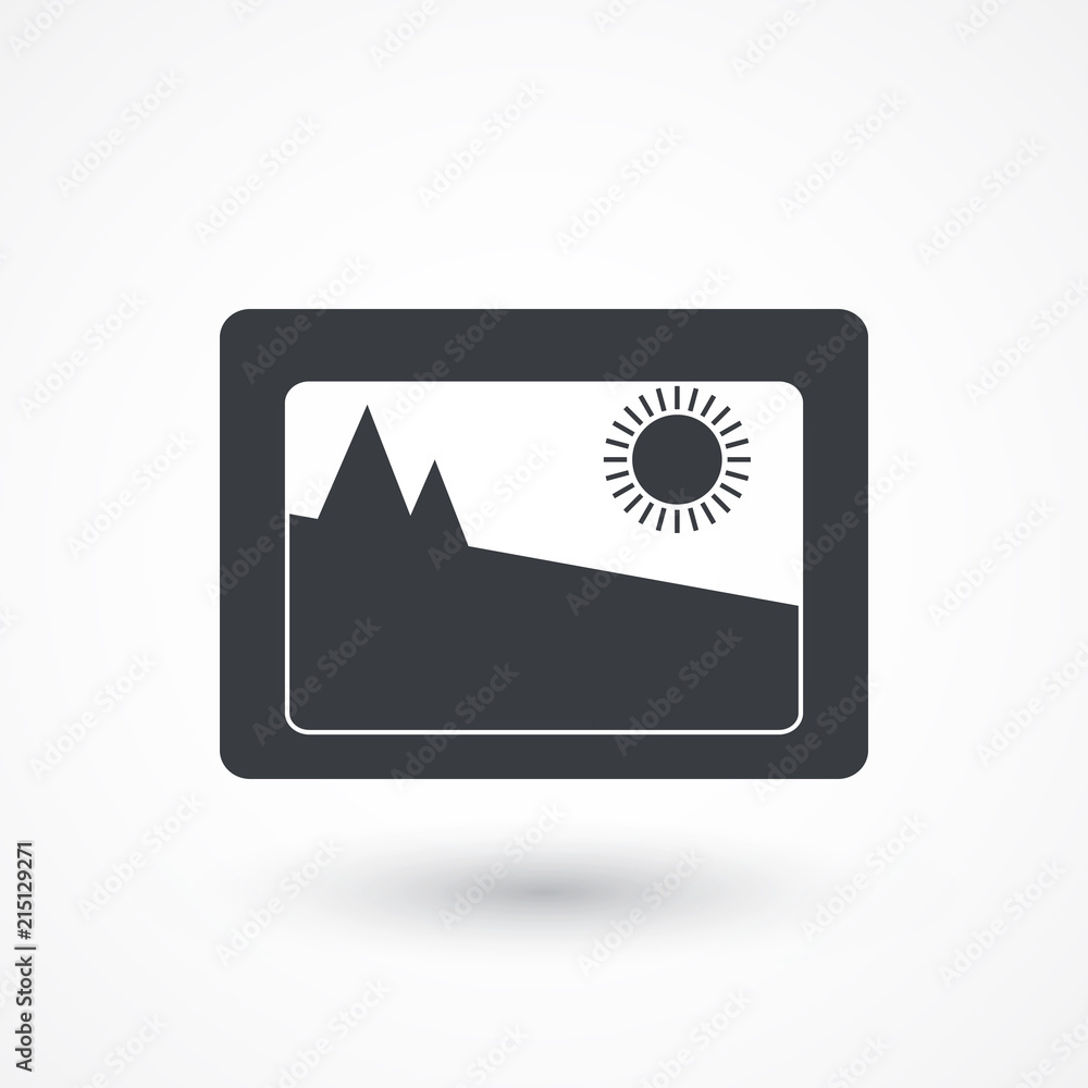 Picture icon Stock Vector | Adobe Stock