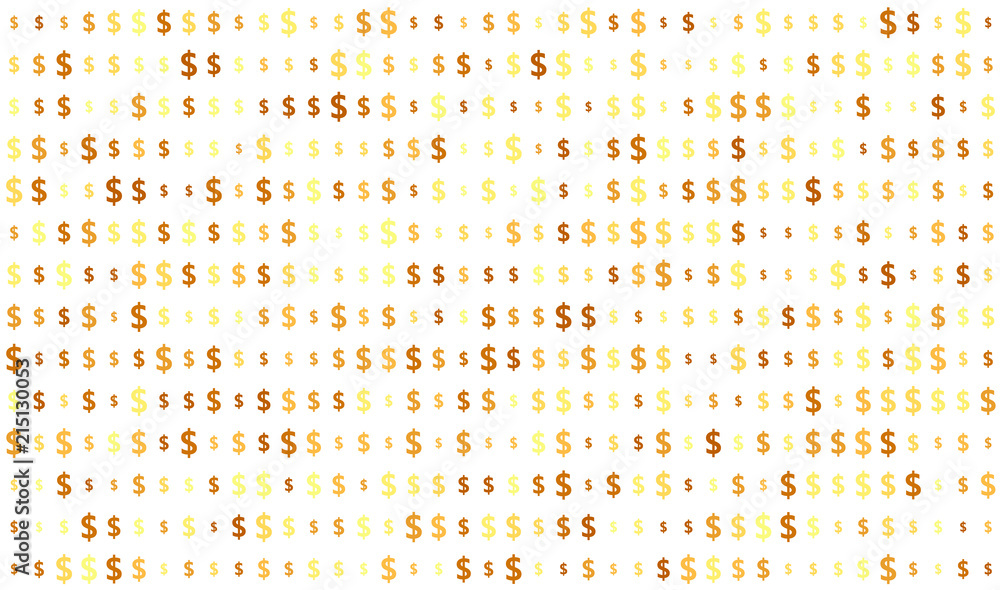 Seamless texture, dollar sign on transparent background, random size ...