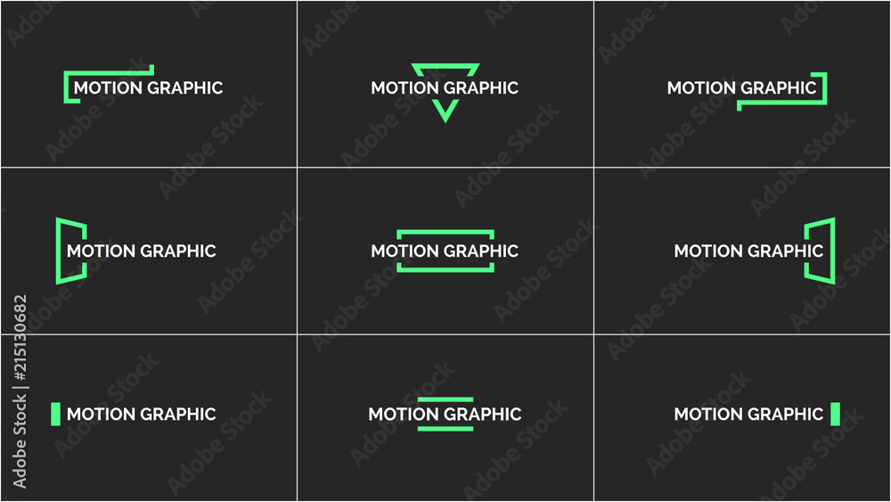 Single Line Titles Stock Template | Adobe Stock