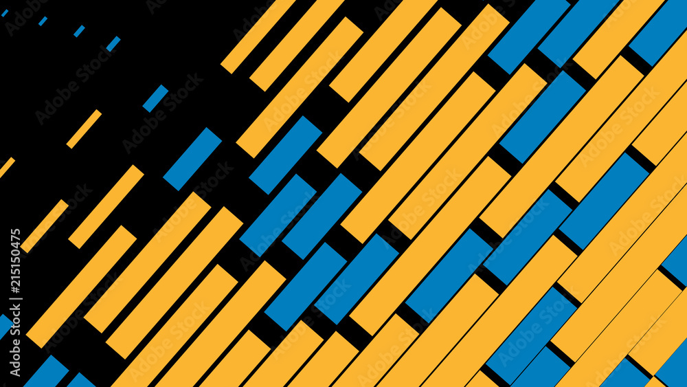 Tri-Color Brick Transitions Stock Template | Adobe Stock