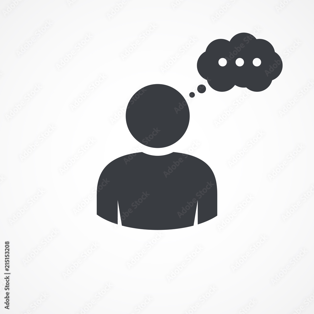 Thinking Person Icon