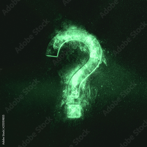 Question mark sign. Green symbol Stock Illustration | Adobe Stock