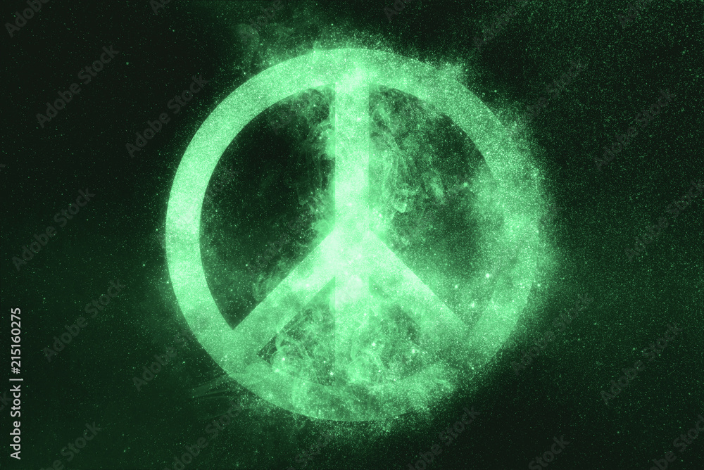 Peace sign, Peace Symbol Green symbol Stock Illustration | Adobe Stock