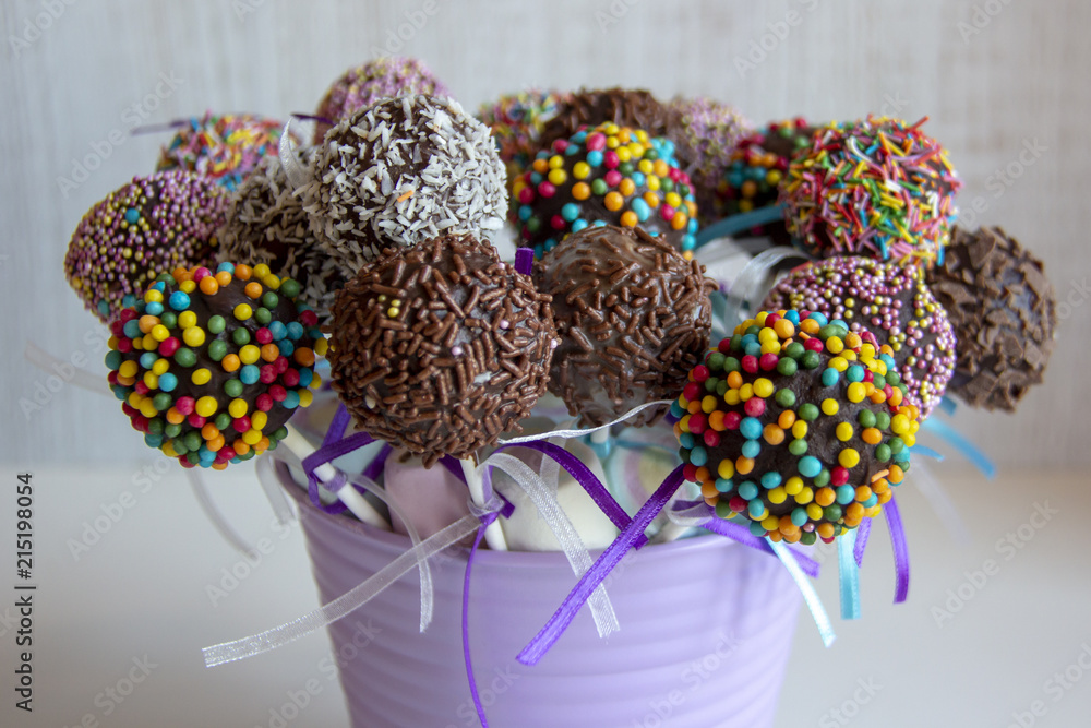 Candy Bar Cake Pops