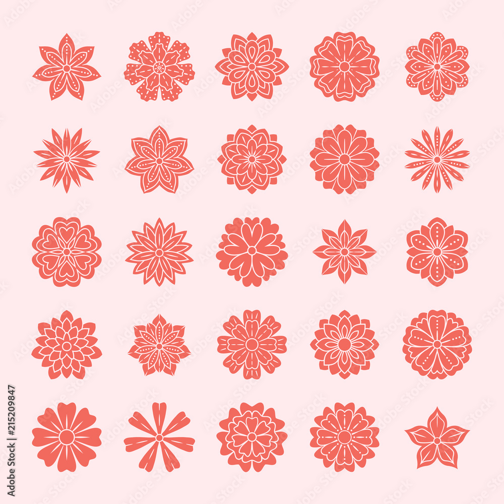 Beautiful Flower Pattern Drawings