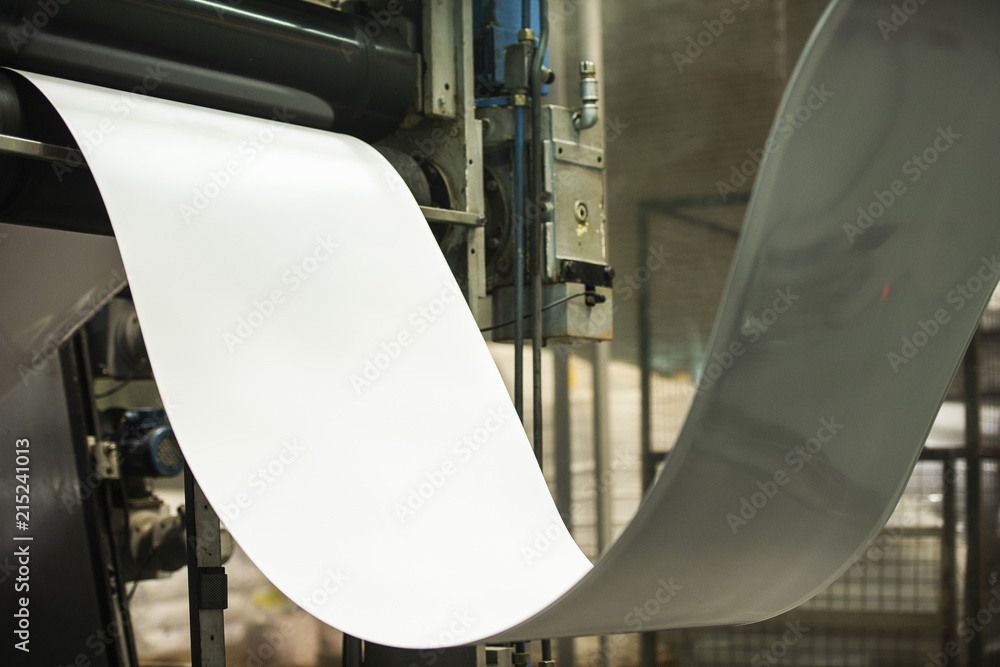 Plastic cup sheet extrusion line Stock Photo | Adobe Stock