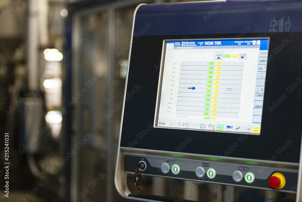 Device screen in factory Stock Photo | Adobe Stock