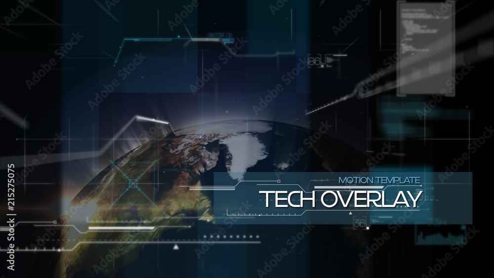 Tech Overlays Stock Template | Adobe Stock