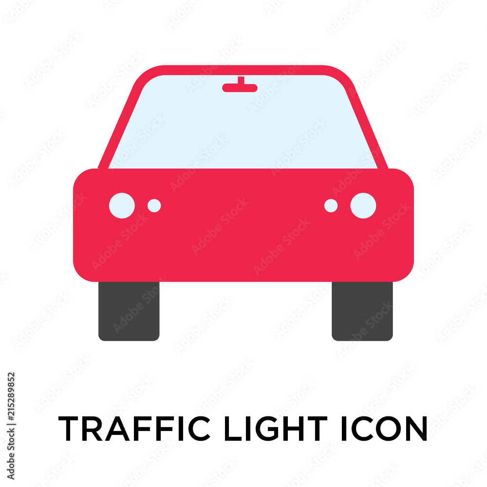 traffic light icon isolated on white background. Simple and editable ...