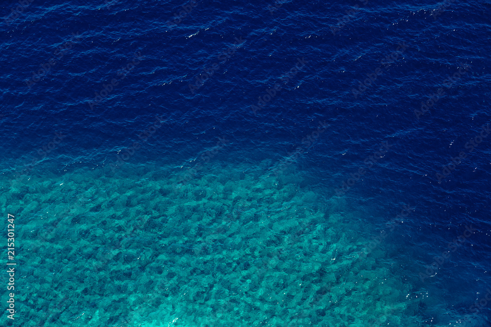 Water in shades of blue Stock Photo | Adobe Stock