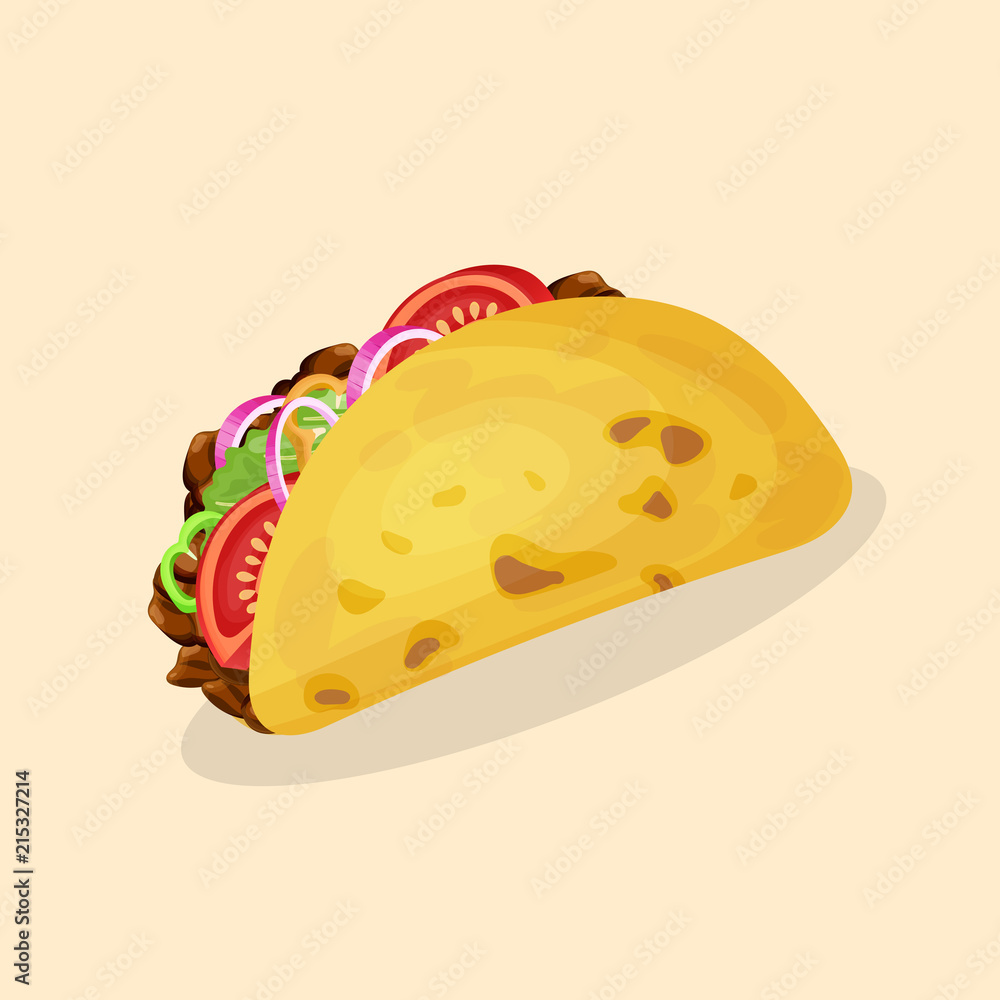 Animated Mexican Tacos